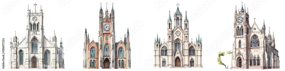 Photo & Art Print Stunning architectural masterpieces of Gothic ...