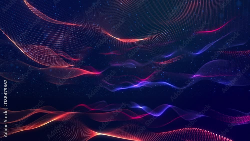 Motion graphics, motion design particles form structure. Large scale ... Motion graphics, motion design particles form structure. Large scale ...