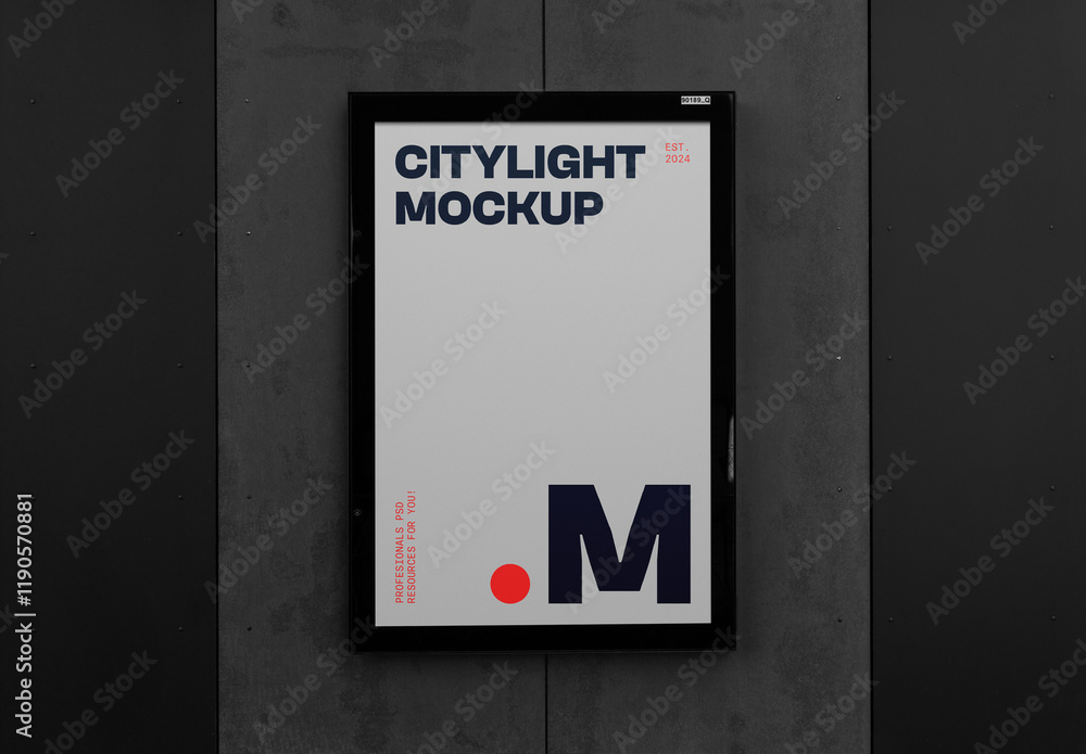 Citylight Poster Mockup Stock Template | Adobe Stock
