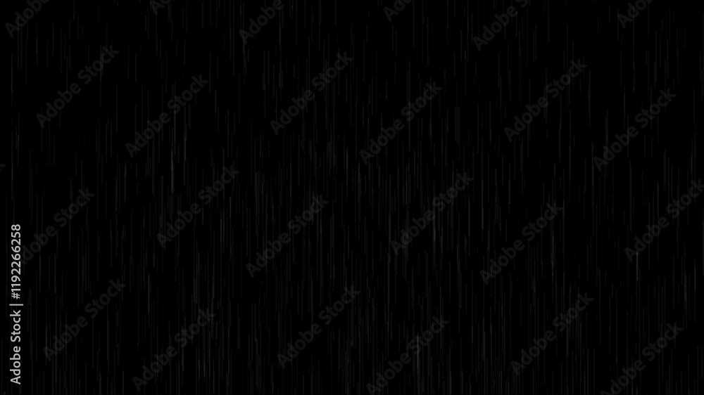 Rain falling on ground with droplet splashes on green screen, heavy ...