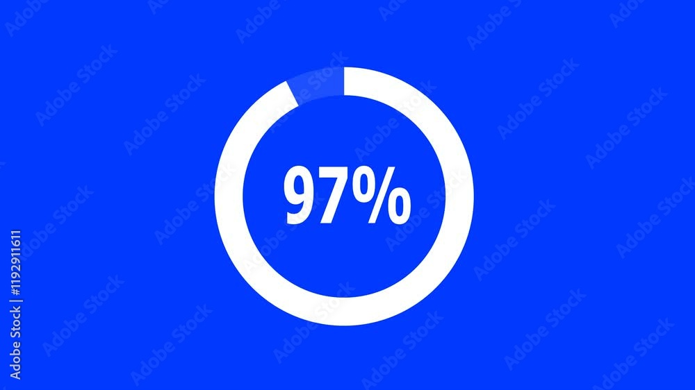 Loads loop animation in 4K resolution at 30 frames per second. Round ...