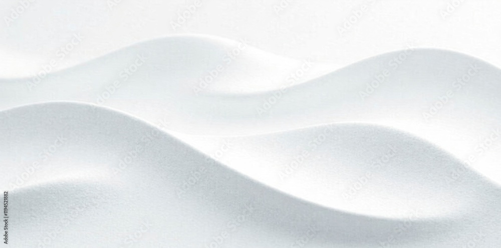 Photo & Art Print Seamless white wave texture Elegant, subtle ...