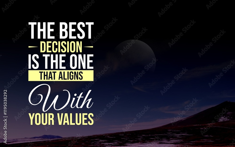 Poster Inspirational quotes about making wise decisions that lead to ...