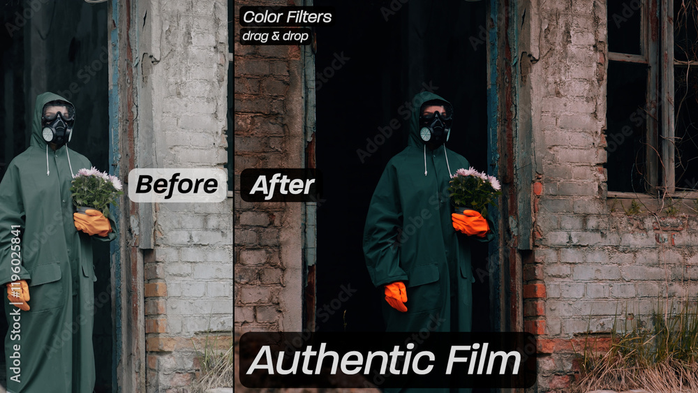 Authentic Film Color Filters Stock Template | Adobe Stock