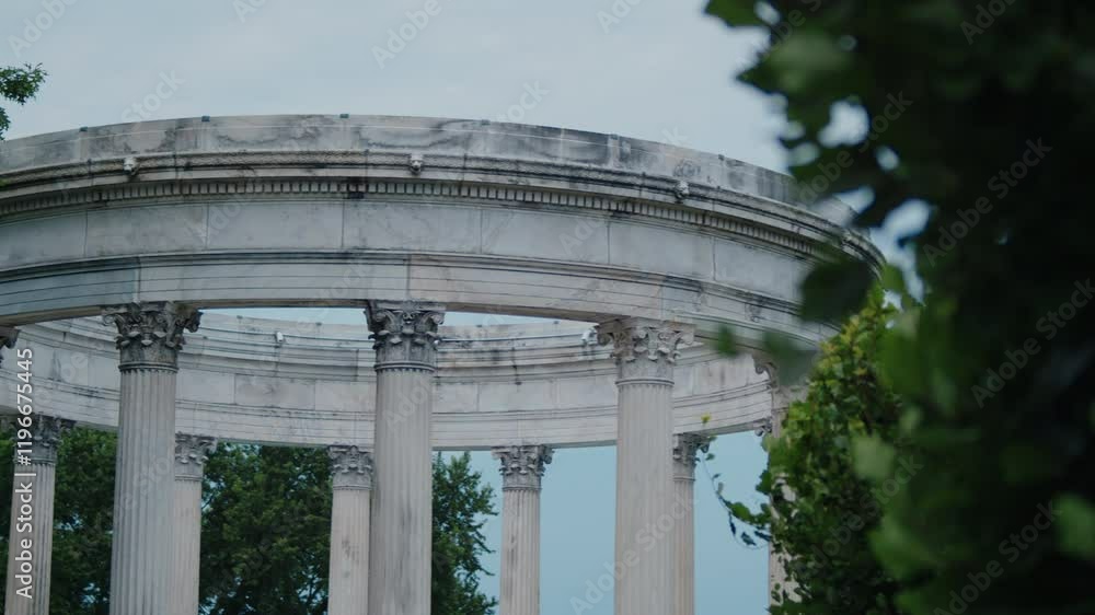 Corinthian Ionic ancient greek pillars roman arch structure marble ...