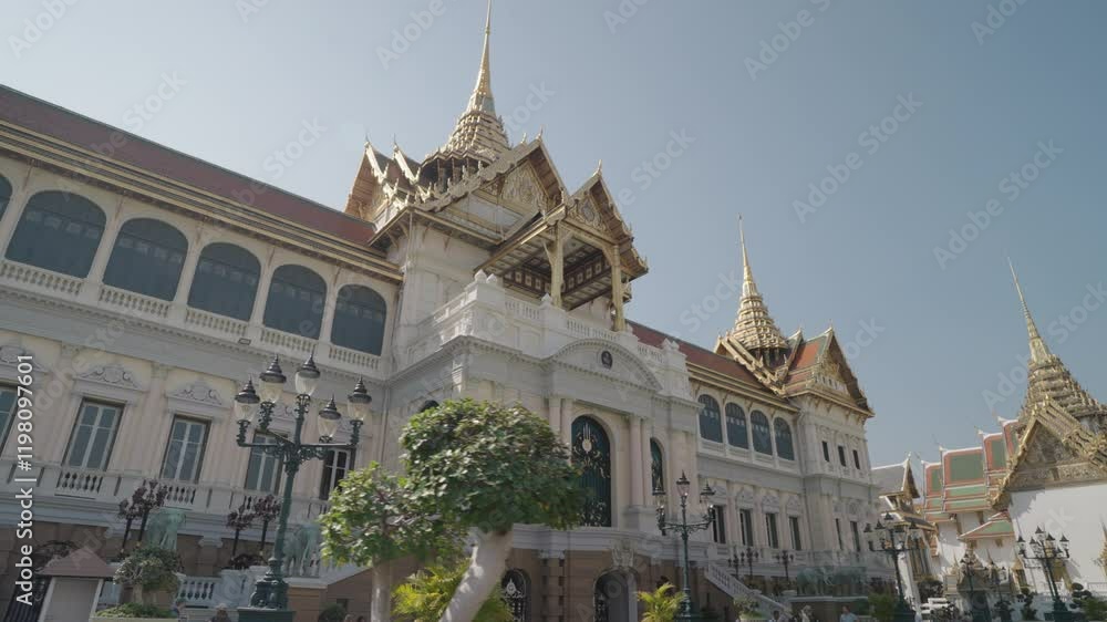 Bangkok, Thailand - The Grand Palace in Bangkok, Thailand, is a historic royal complex known for ...