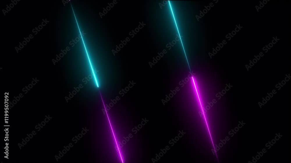 neon lager line glowing lights futuristic line technology Straight neon ...