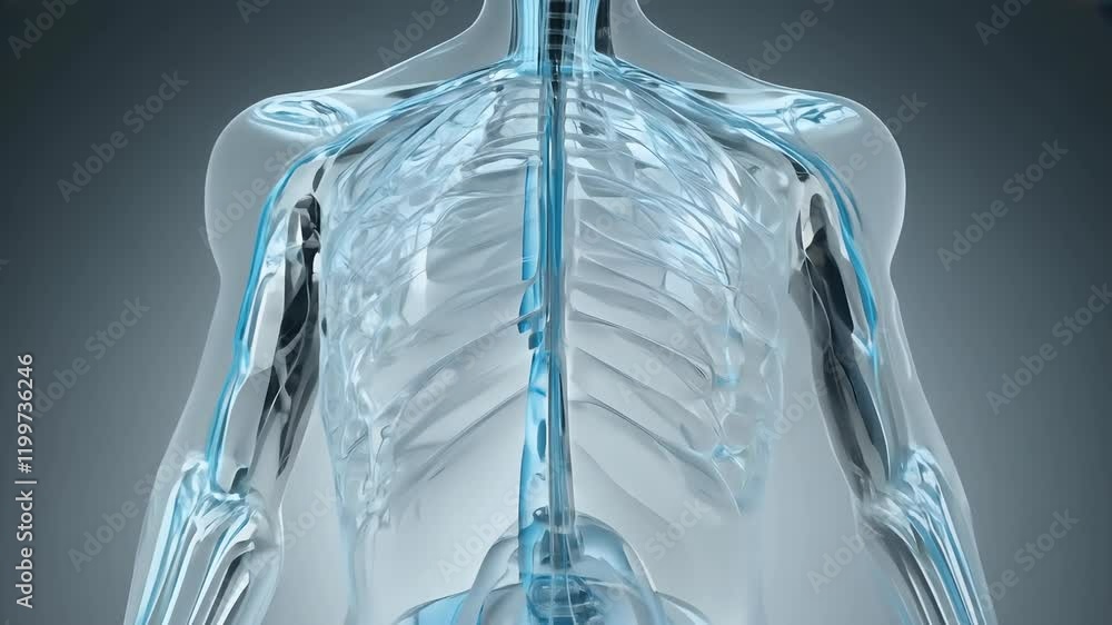 abstract human structure anatomical muscular model anatomy body muscle ...