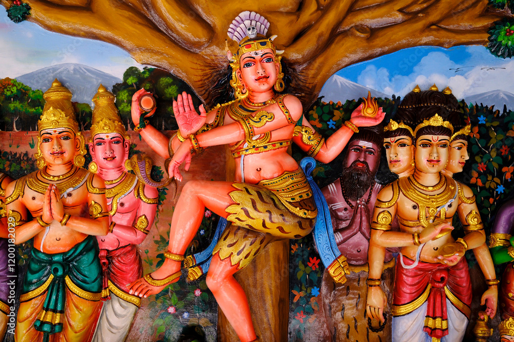 Poster Sri Maha Mariamman Hindu Temple founded in 1873 – Wall Art ...