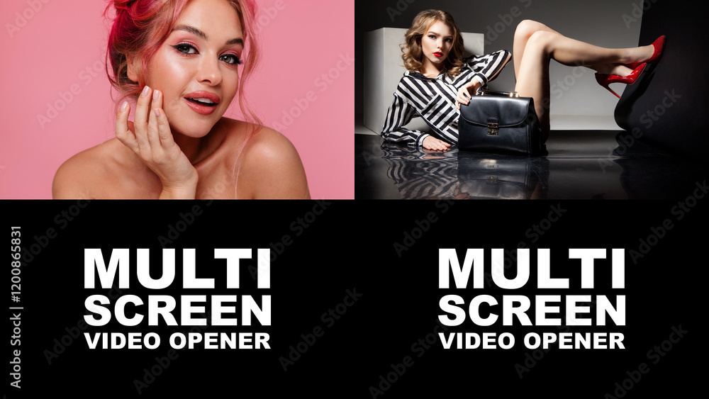 Multi Screen Video Opener Stock Template | Adobe Stock
