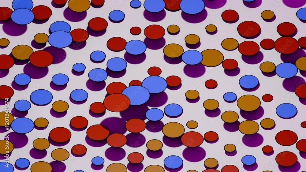 Floating Spheres Animation: A vibrant 3D motion graphic with floating ...