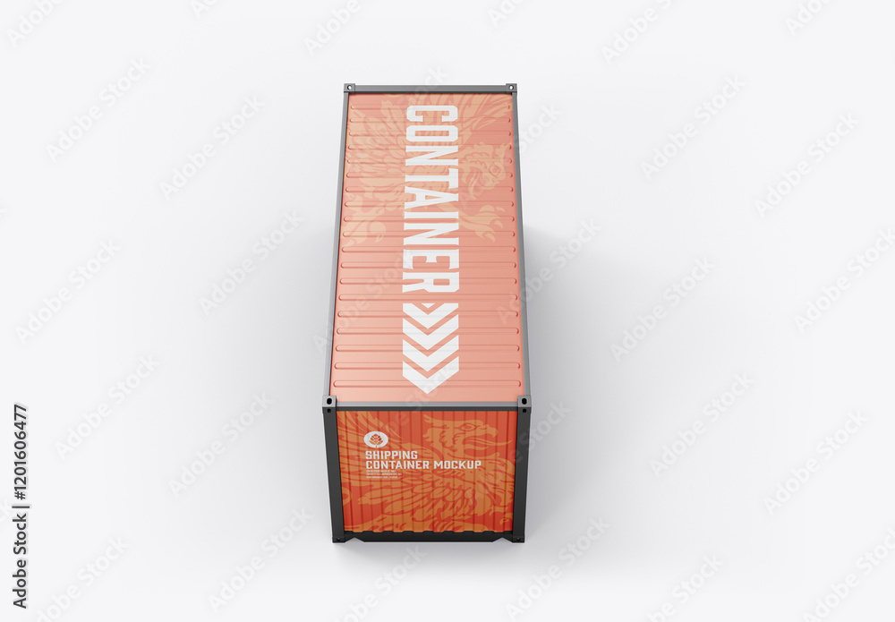 Shipping Container Mockup Stock Template | Adobe Stock