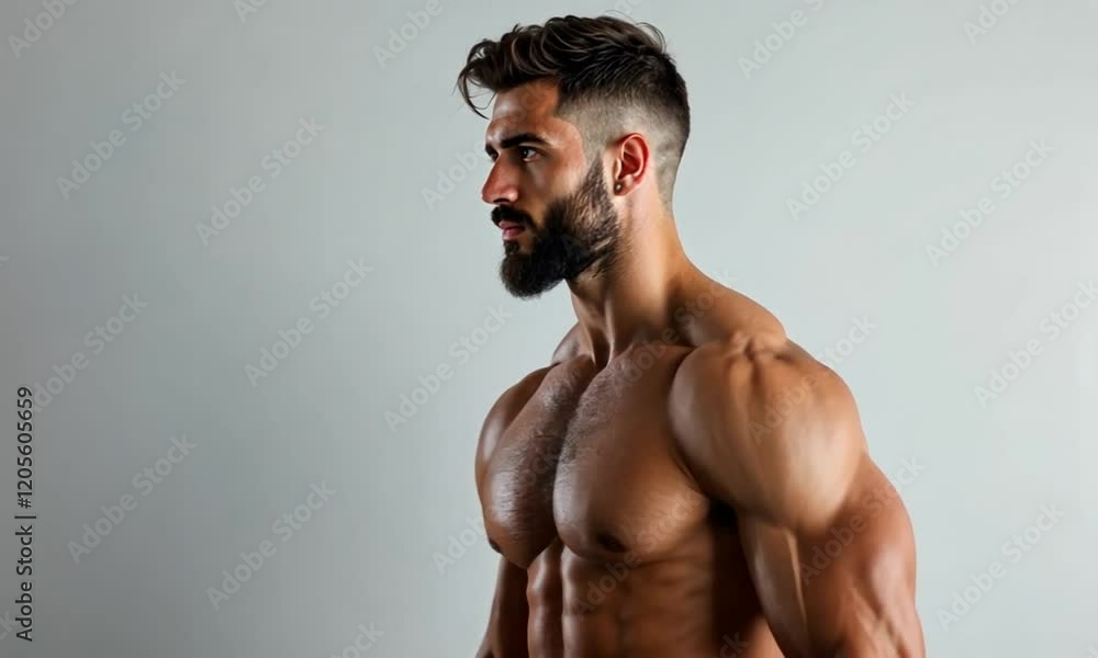 Muscular Man Profile, Fitness Model, Bodybuilder, Strong Physique ...