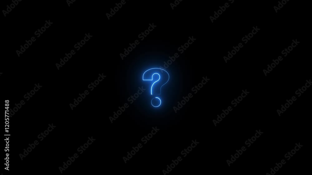 Question Mark animation Green screen. Doubts, Choosing, final decision ...