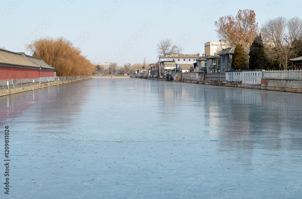 Poster The froxen moat in the Forbidden City, Beijing, China – Wall Art ...