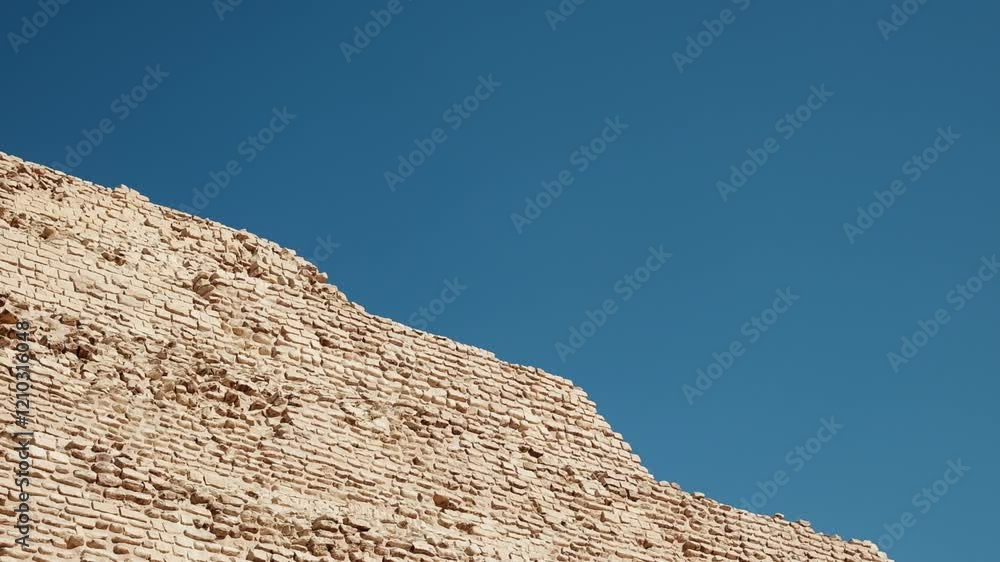 The pyramid of Djoser. Step Pyramid of Djoser and The pyramid complex ...