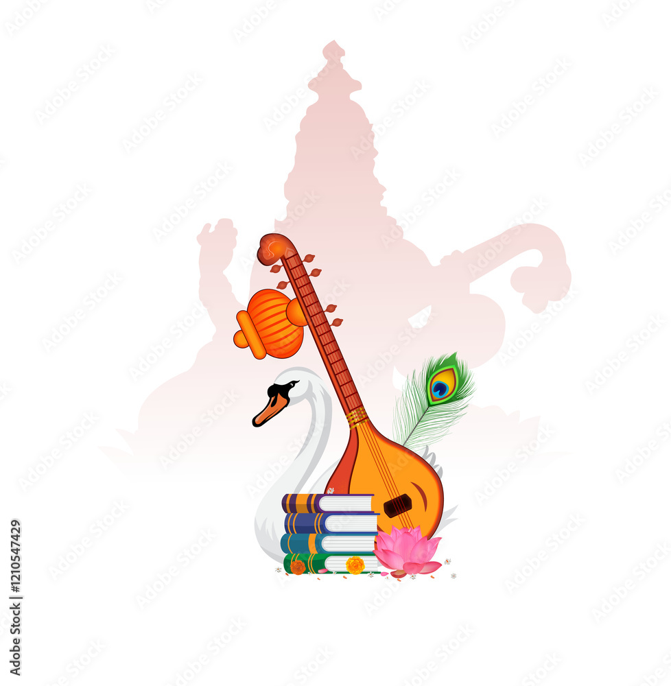Poster Vasant Panchami, saraswati puja Poster, Indian classical music ...