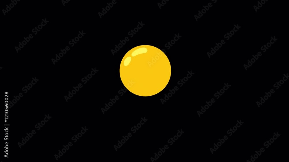 Confetti ball emoji 4K animation. Transparent background. Animated ...