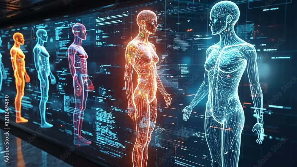 Digital Anatomy: A futuristic and abstract portrayal of human anatomy ...