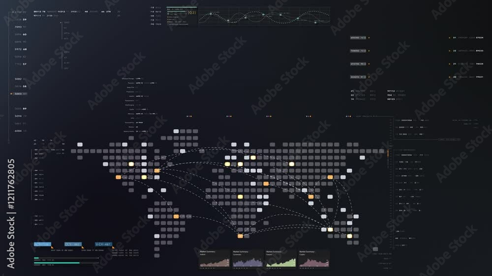 Dynamic data visuals for business info graphics, animated charts, and ...