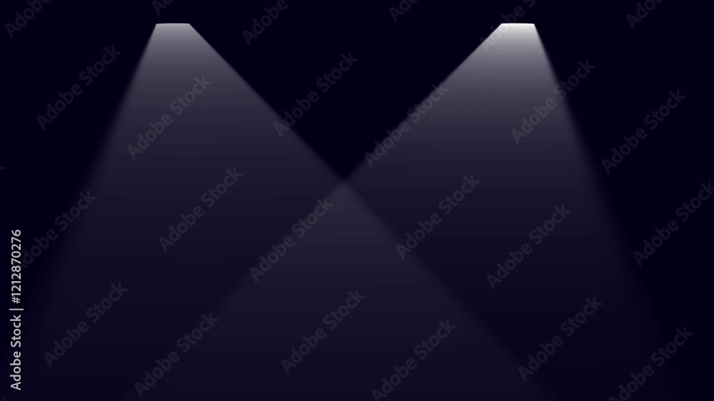 Stage lighting in the studio. Professional concert light on stage ...