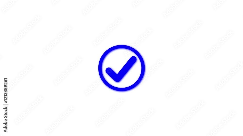 Check mark symbol animation. approved tick mark icon, Check mark icon ...