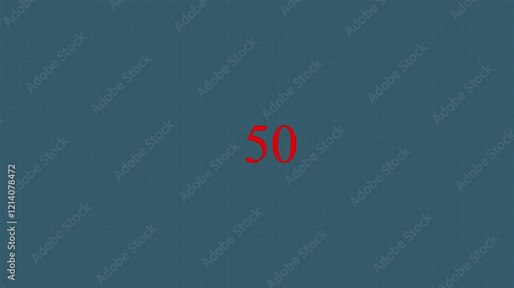 Count down from 0 to 100 on black background. Upload completed 4k ...