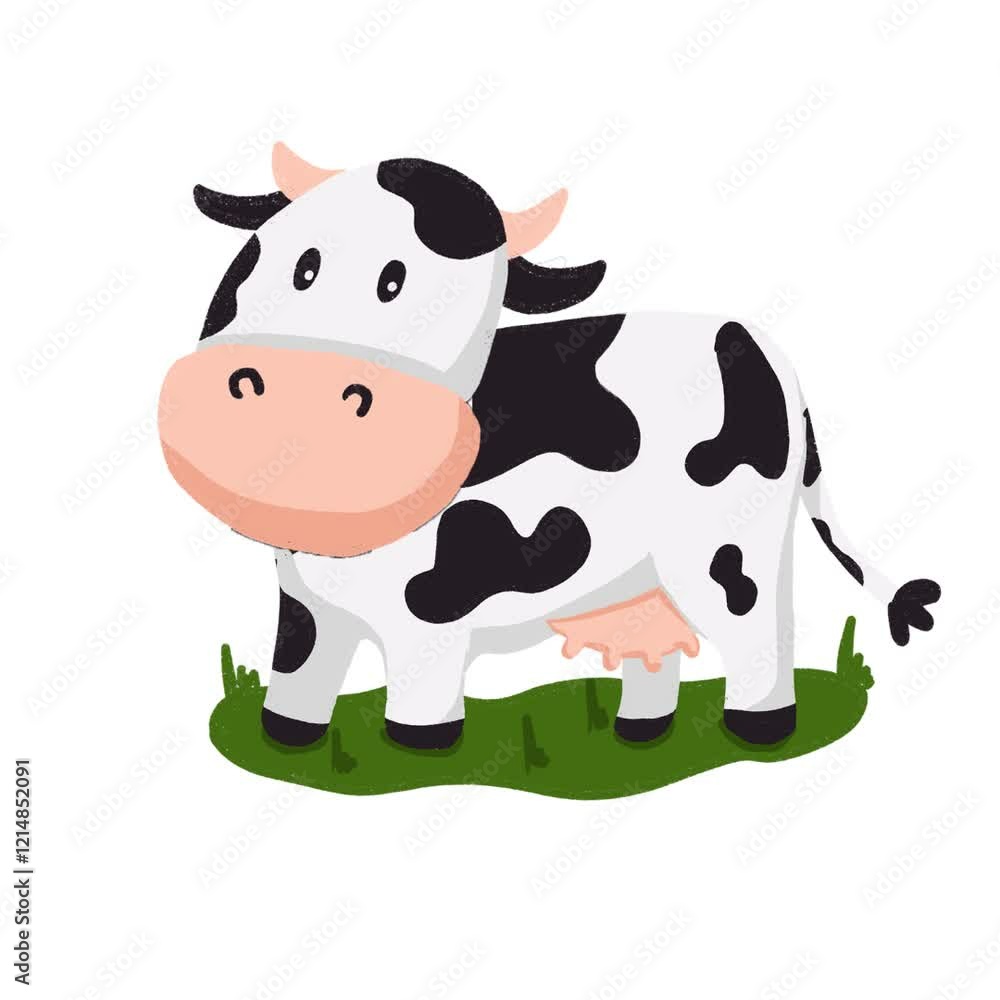 Cow, vital livestock, provides milk, meat, leather, and labor ...