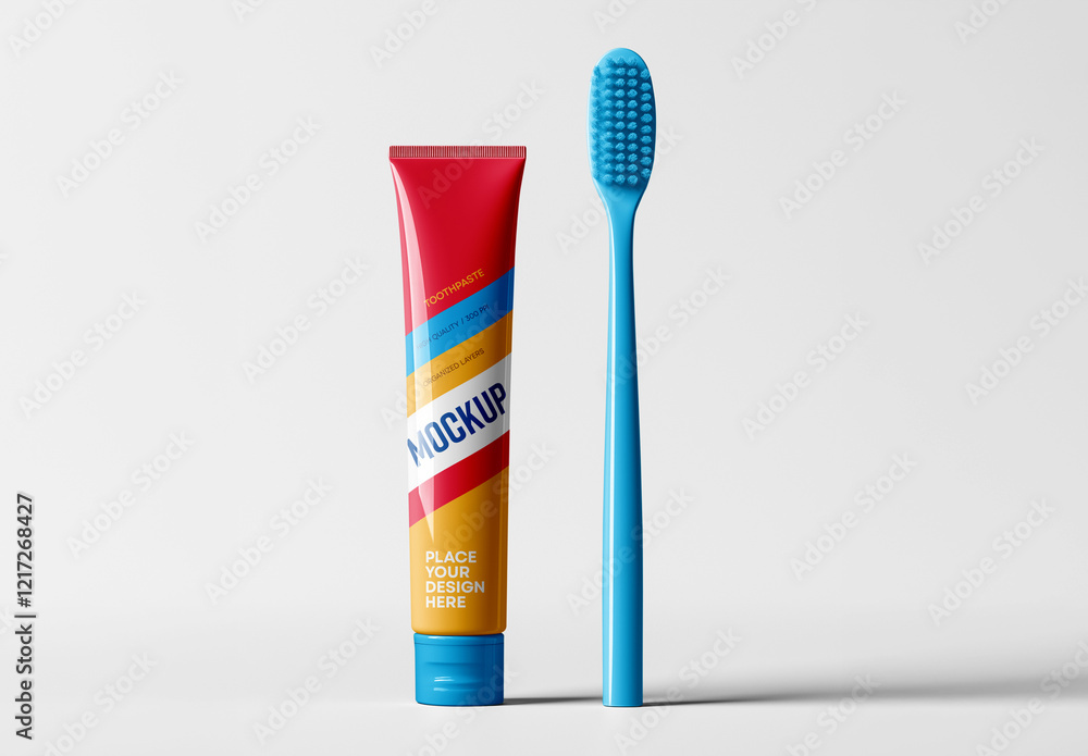 ToothPaste & ToothBrush Mockup: Perfect for Professional Oral Care ...