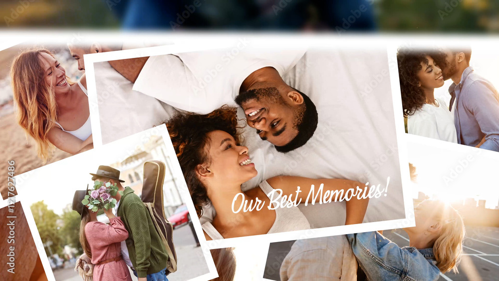 Multiframe Wedding Romantic Slideshow Template contains 16 editable ...