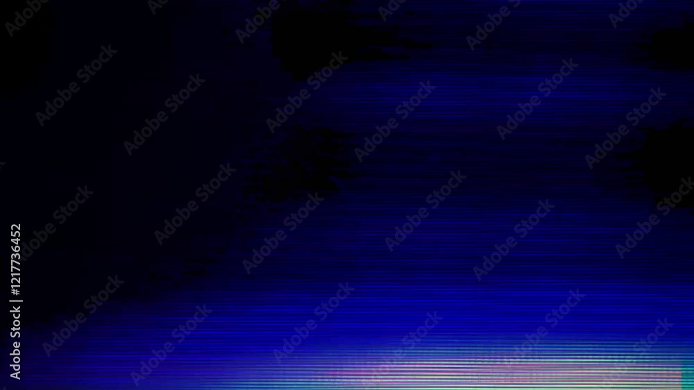Analog Static Noise texture overlay. Horizontal stripes offset . No ...
