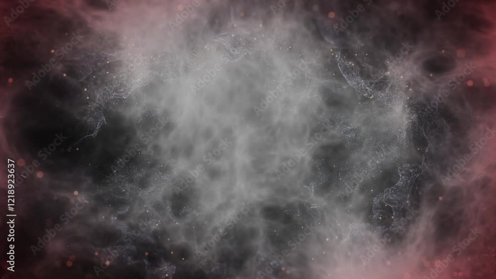 Dark background with smoke and particles, scary background with smoke ...