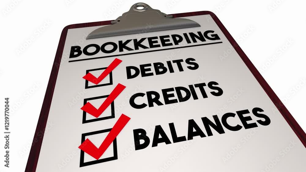 Bookkeeping Checklist Accounting Steps Debits Credits Balances Check ...