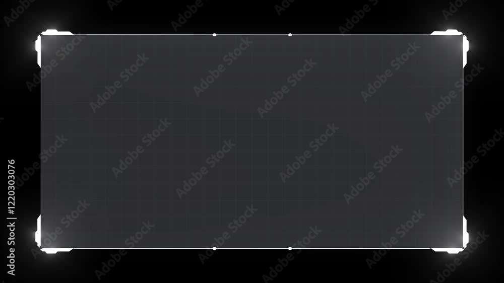 HUD Square Frames ,HUD GUI futuristic element. Set of Circle Abstract ...