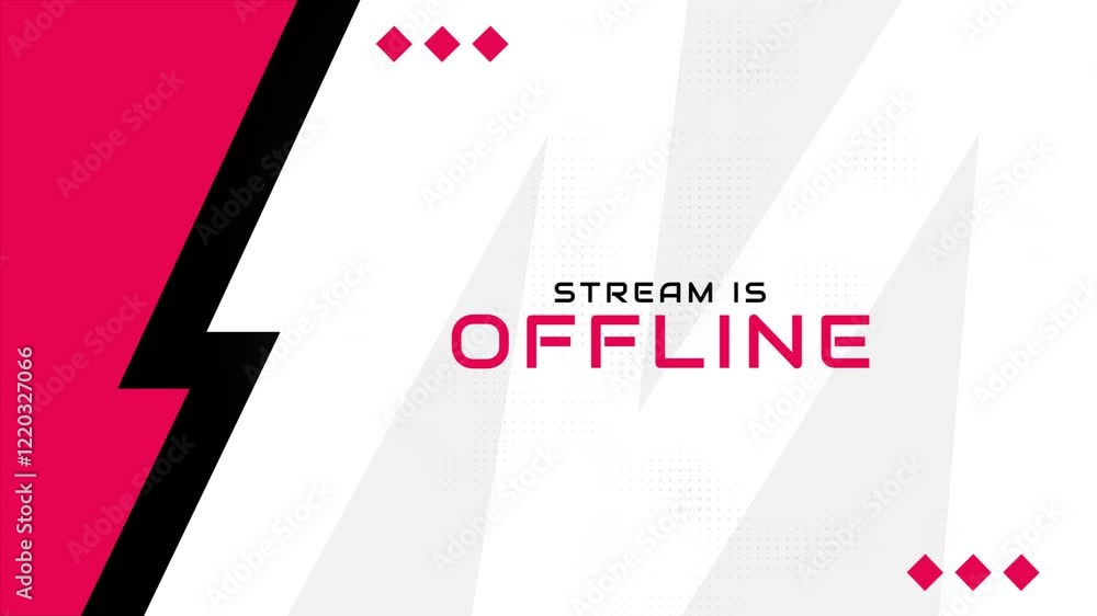animated stream overlays, starting screen, offline screen, be right ...