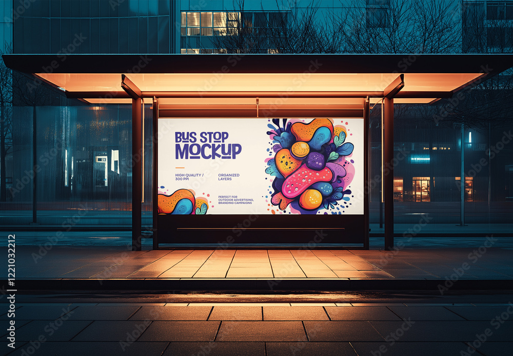 Bus Stop Mockup: Perfect for Outdoor Advertising, Billboards, and ...