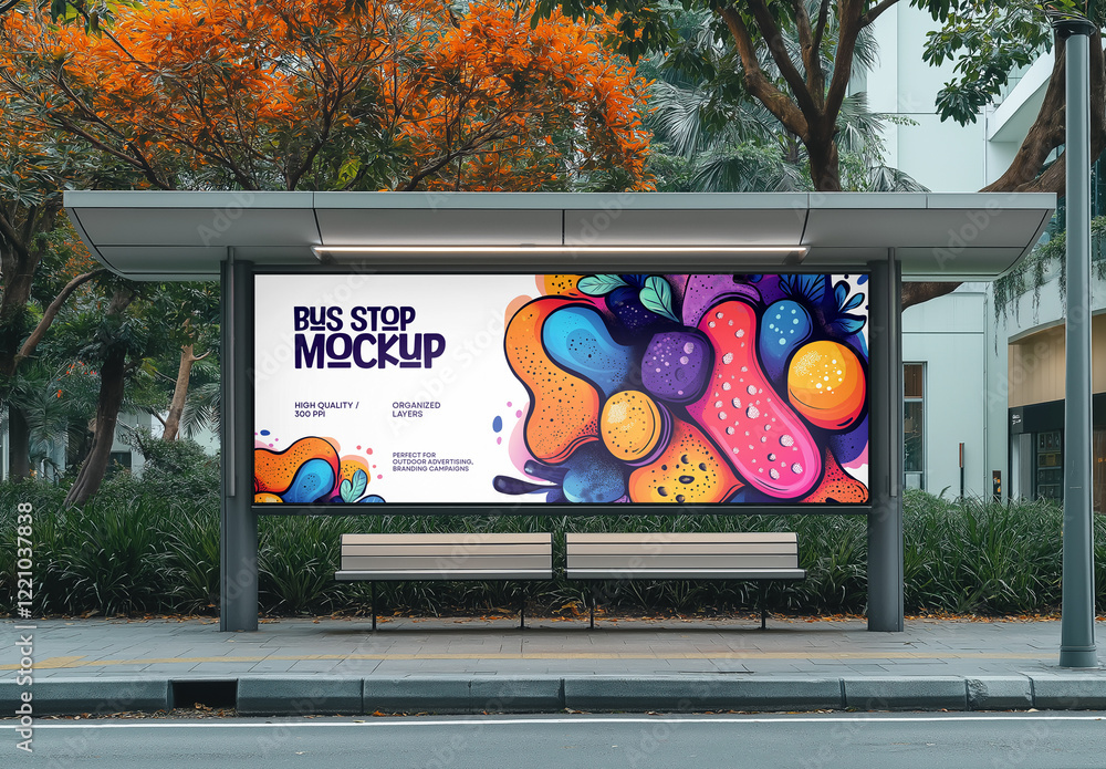 Bus Stop Mockup: Perfect for Outdoor Advertising, Billboards, and ...