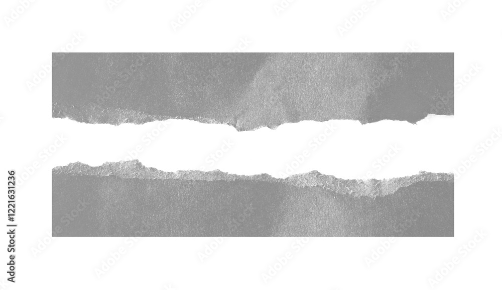 Poster Recycled craft torn tear paper texture as background. – Wall Art ...