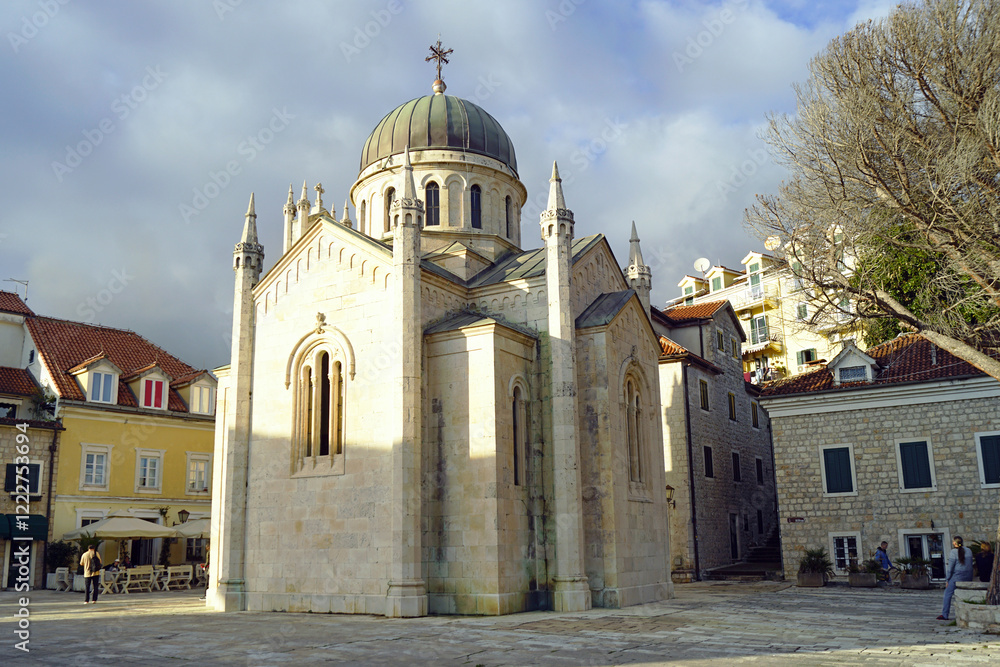 Poster The most beautiful religious buildings in the Bay of Kotor: the ...
