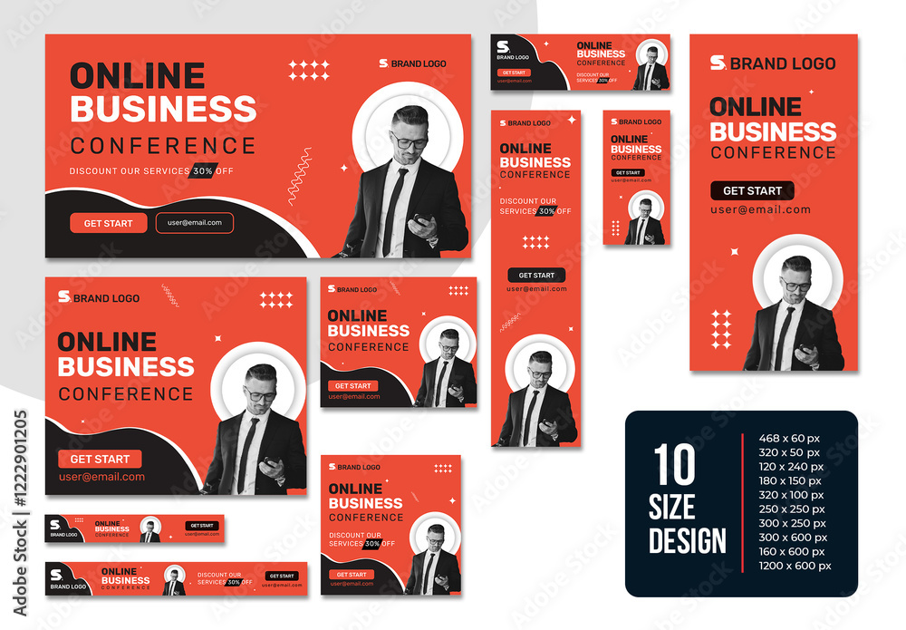 Business Web Adds Banners Template Stock Template | Adobe Stock