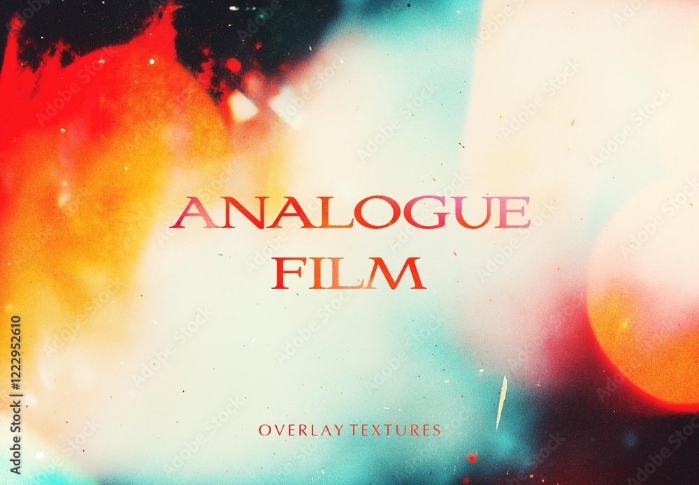Analogue Overlay Textures With Generative AI Stock Template | Adobe Stock
