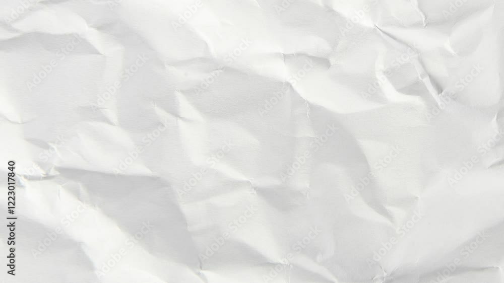 Crumpled paper animation,, white texture animation, black paper, old ...