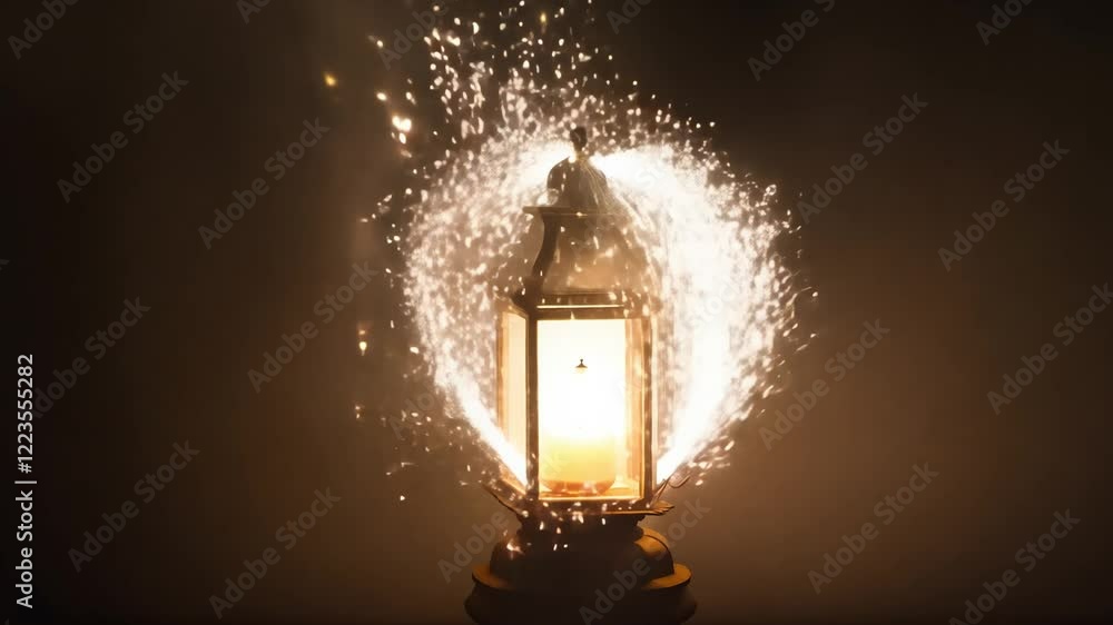 Dolly out spotlight video, camera dollies out to reveal a sparkling ...