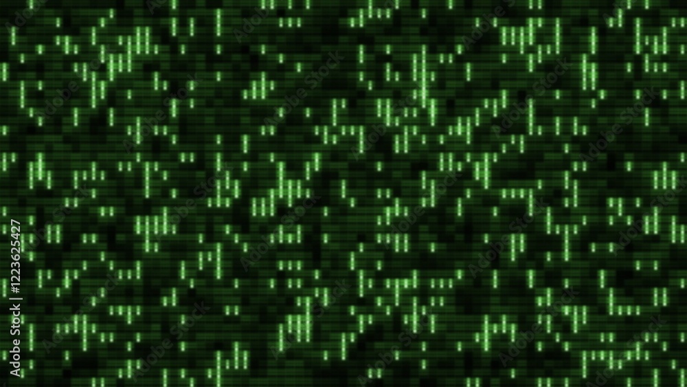 Hacker Screen Digital Distortion Animated Background Stock Template ...