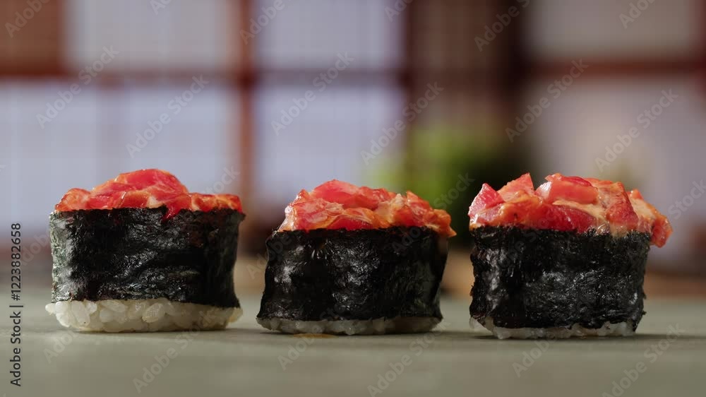 Sushi Sashimi Nigiri Platter, japanese gunkan maki sushi restaurant ...