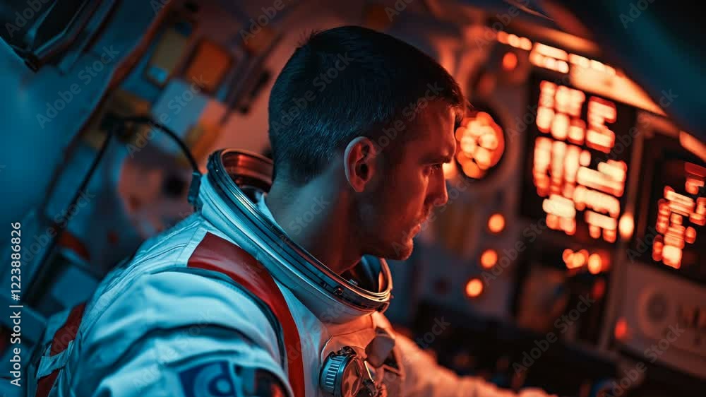An Astronaut inside the Cockpit of a Spacecraft An Insightful Glimpse ...