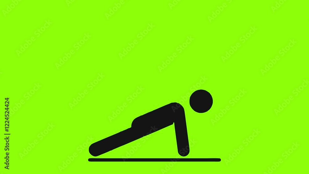 Vidéo Stock Animated Fitness Pictograms is a cool pack that includes ...