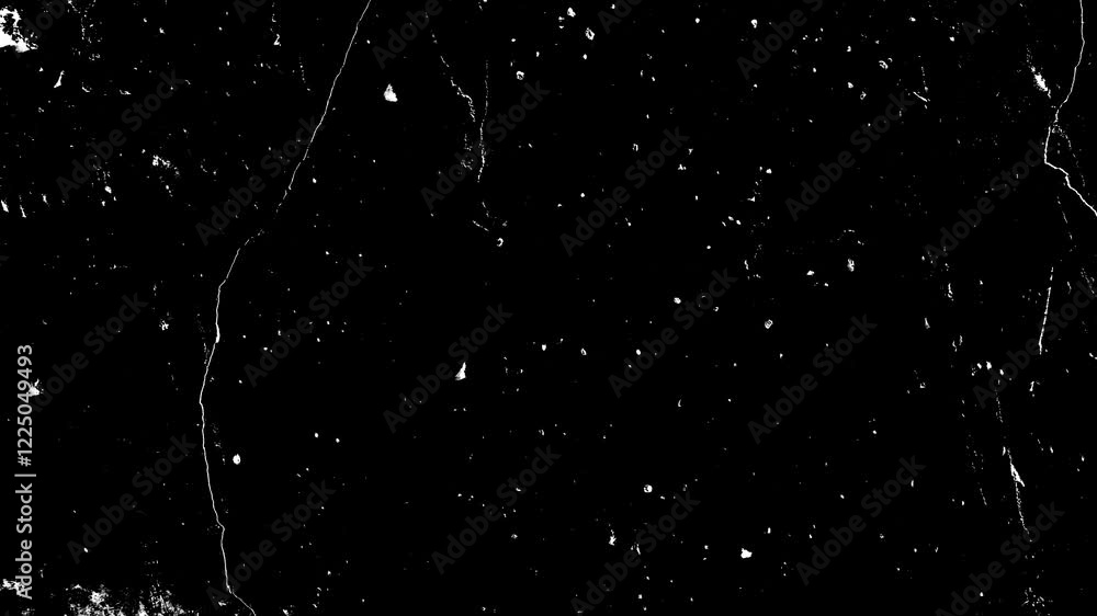 Retro Cinema Film Effect with White Scratches and Alpha Channel, Black ...