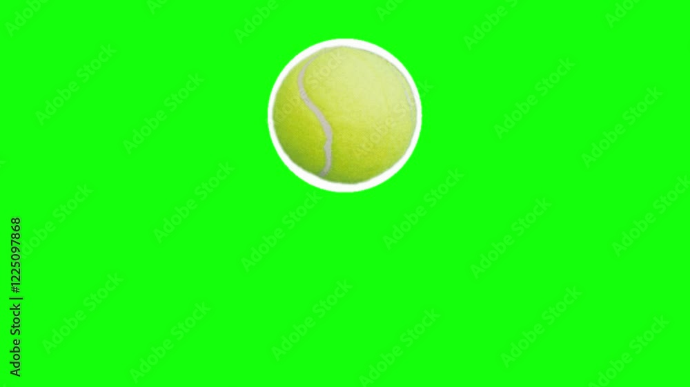 tennis ball animation. tennis ball icon. tennis ball on editable ...