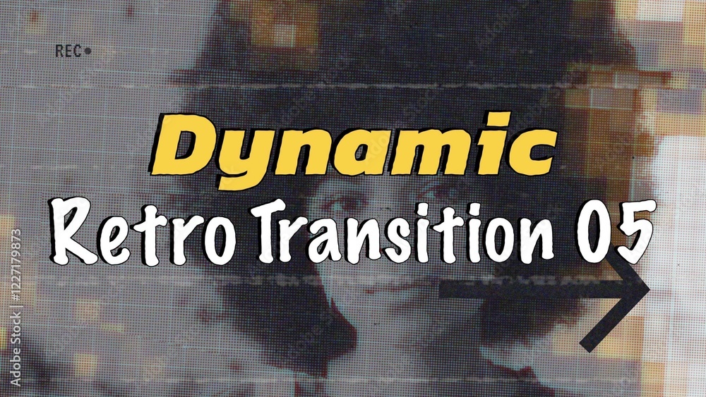 Dynamic Retro Transition 05 Stock Template | Adobe Stock